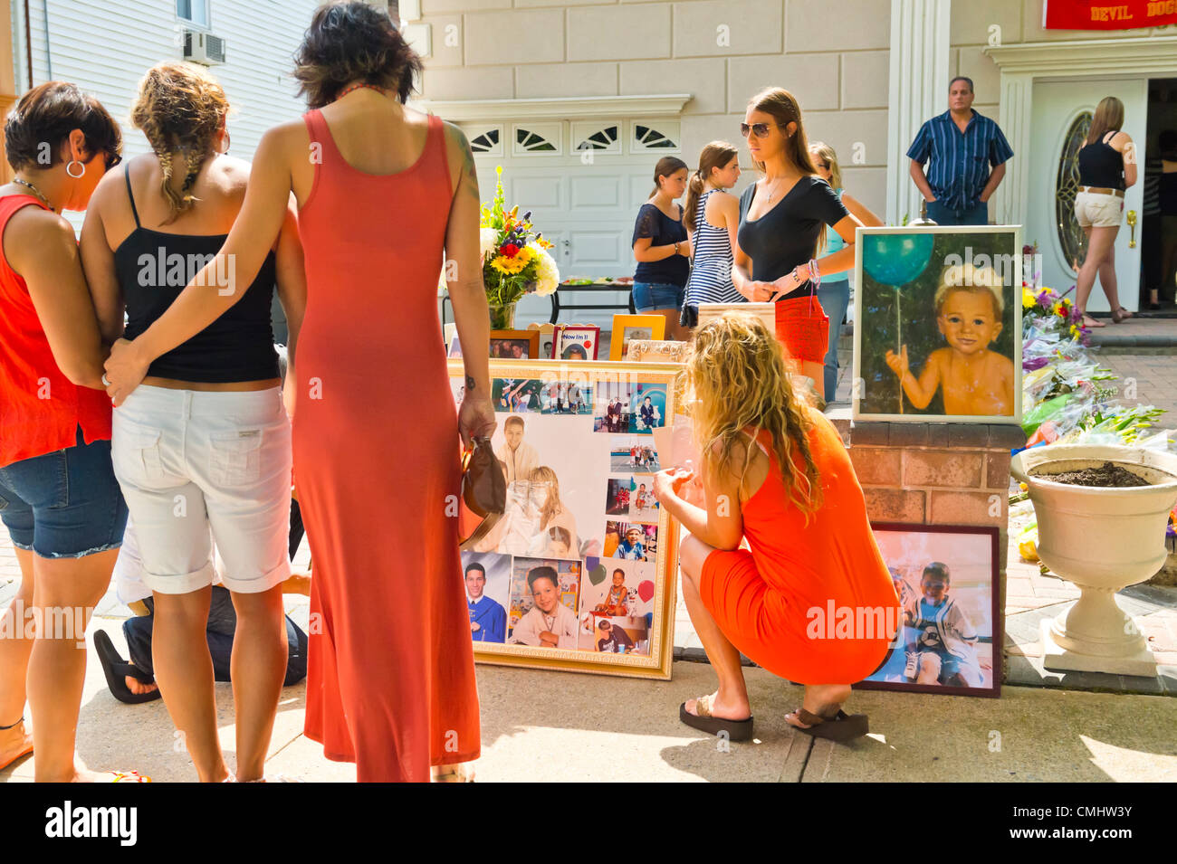 AUG. 12, 2012 - OCEANSIDE, NEW YORK U.S. - At home of Lance Corporal ...