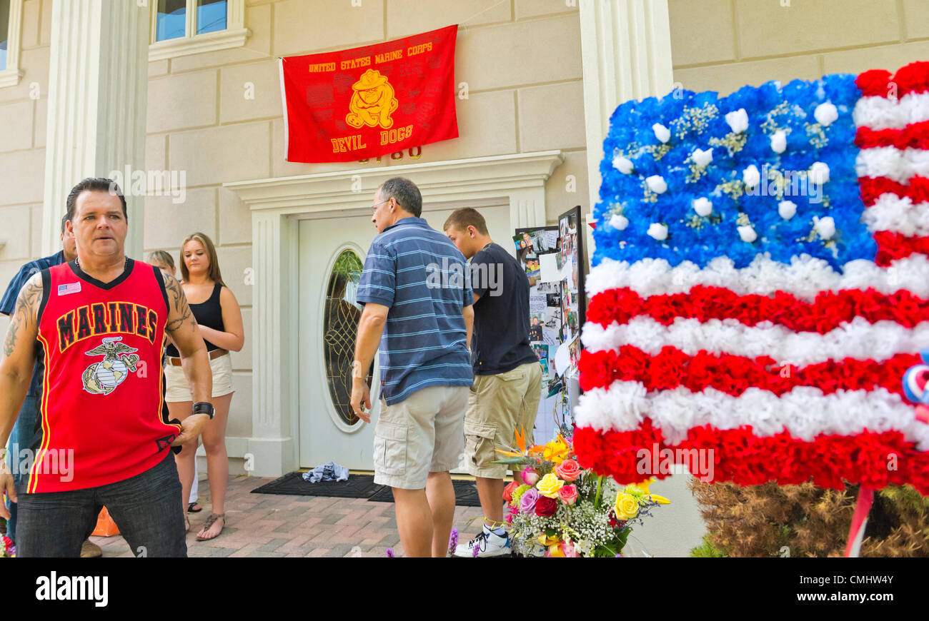 AUG. 12, 2012 - OCEANSIDE, NEW YORK U.S. - GREG BUCKLEY, SR, at far ...