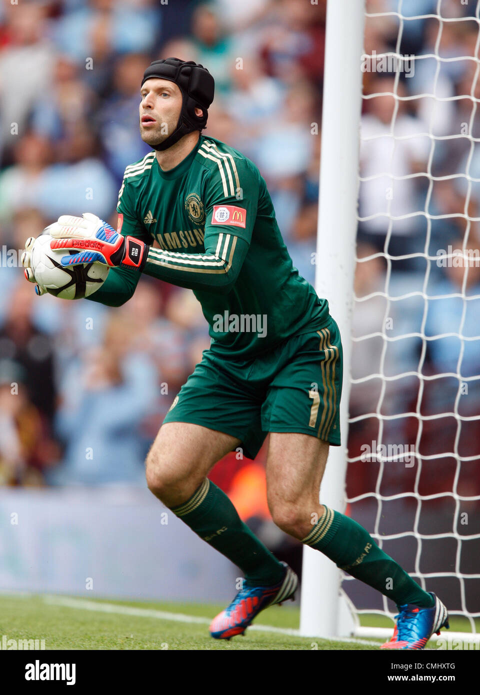PETR CECH CHELSEA FC VILLA PARK BIRMINGHAM ENGLAND 12 August 2012 Stock ...