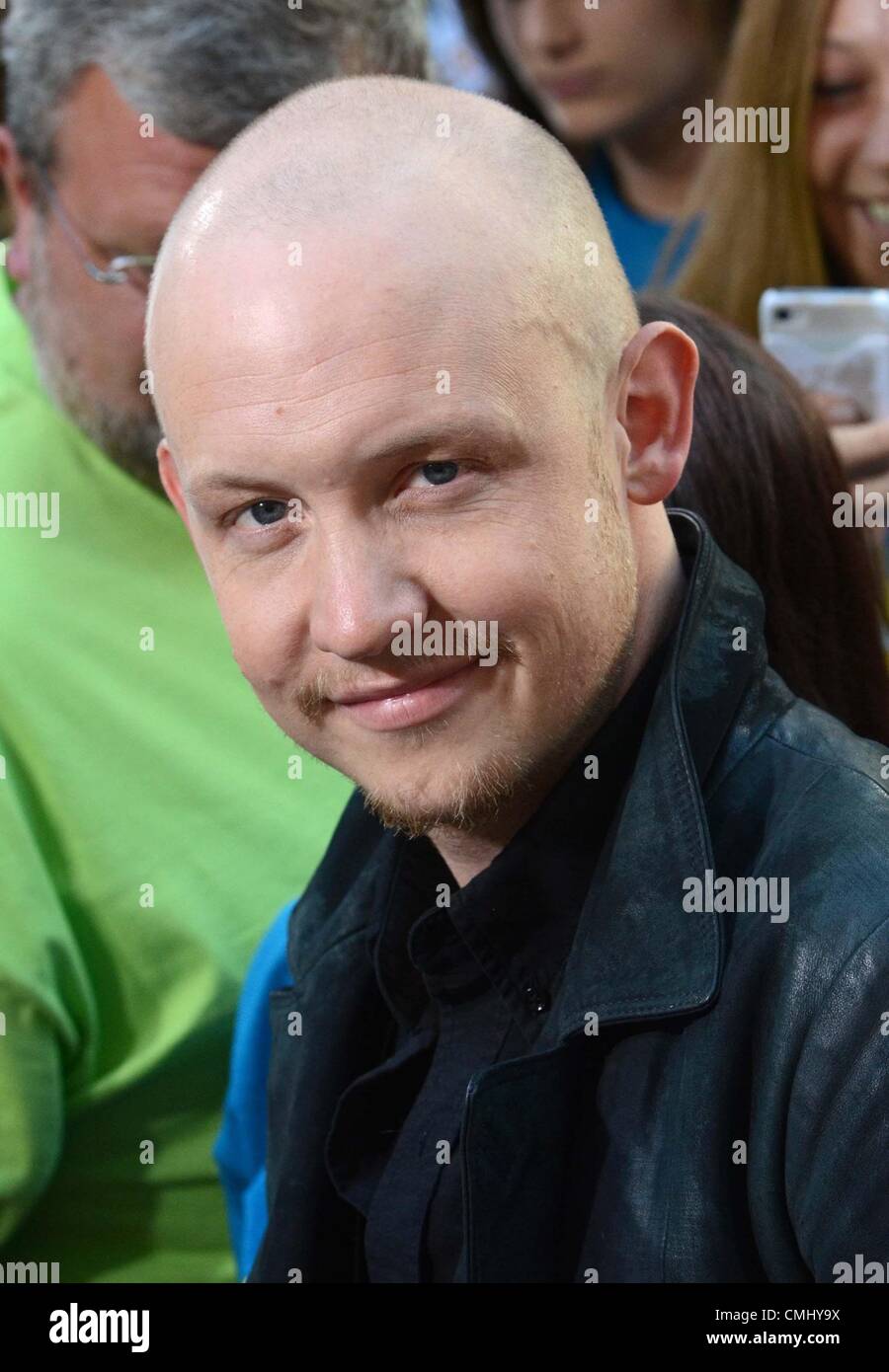 13th Aug 2012. Isaac Slade on stage for NBC Today Show Concert with The ...
