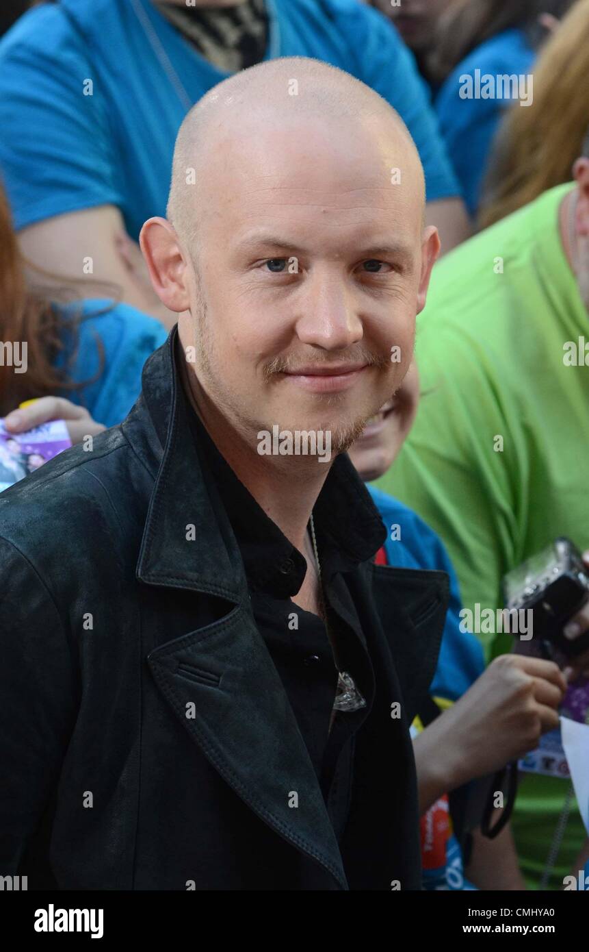13th Aug 2012. Isaac Slade on stage for NBC Today Show Concert with The ...