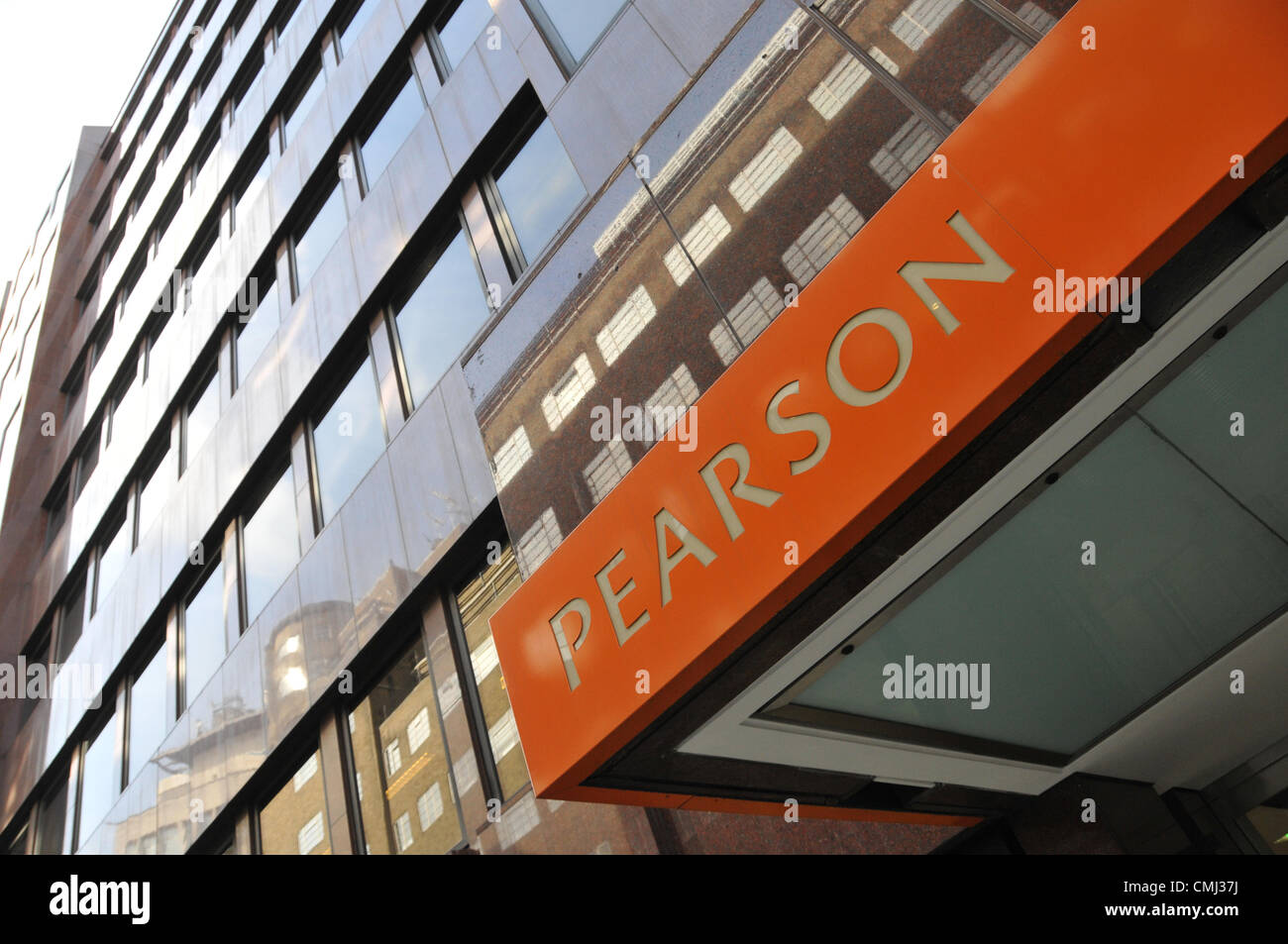 Holborn, London, UK. 14th August 2012. Offices of Pearson, the ...