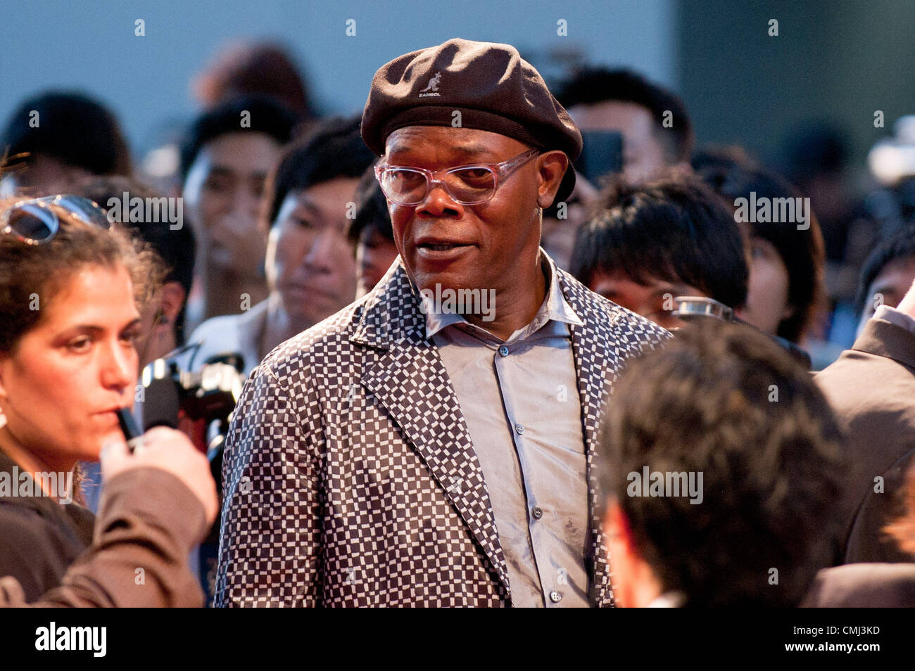 August 14, 2012, Tokyo, Japan – Samuel L. Jackson appears at the Japan ...