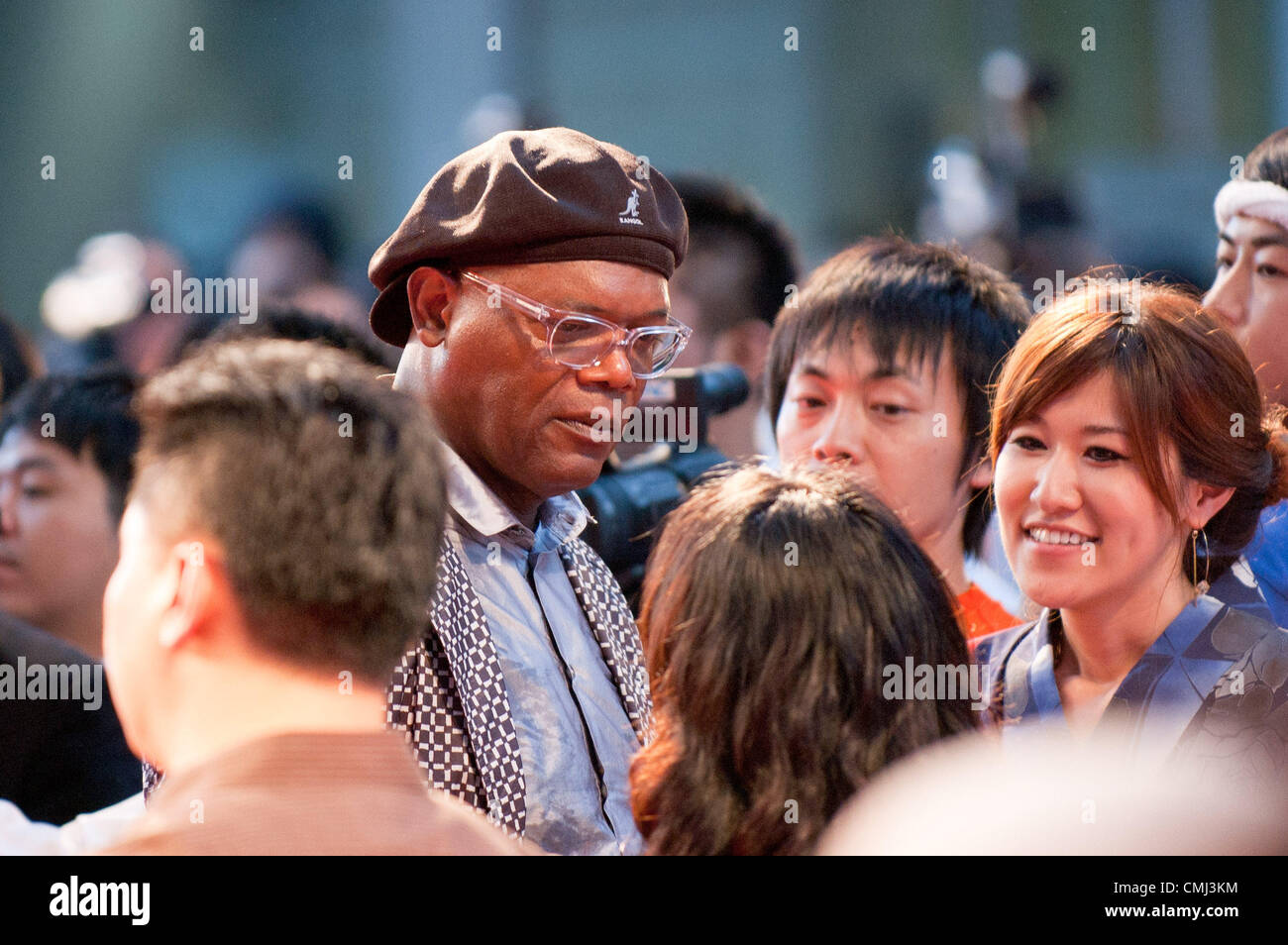 August 14, 2012, Tokyo, Japan – Samuel L. Jackson appears at the Japan ...