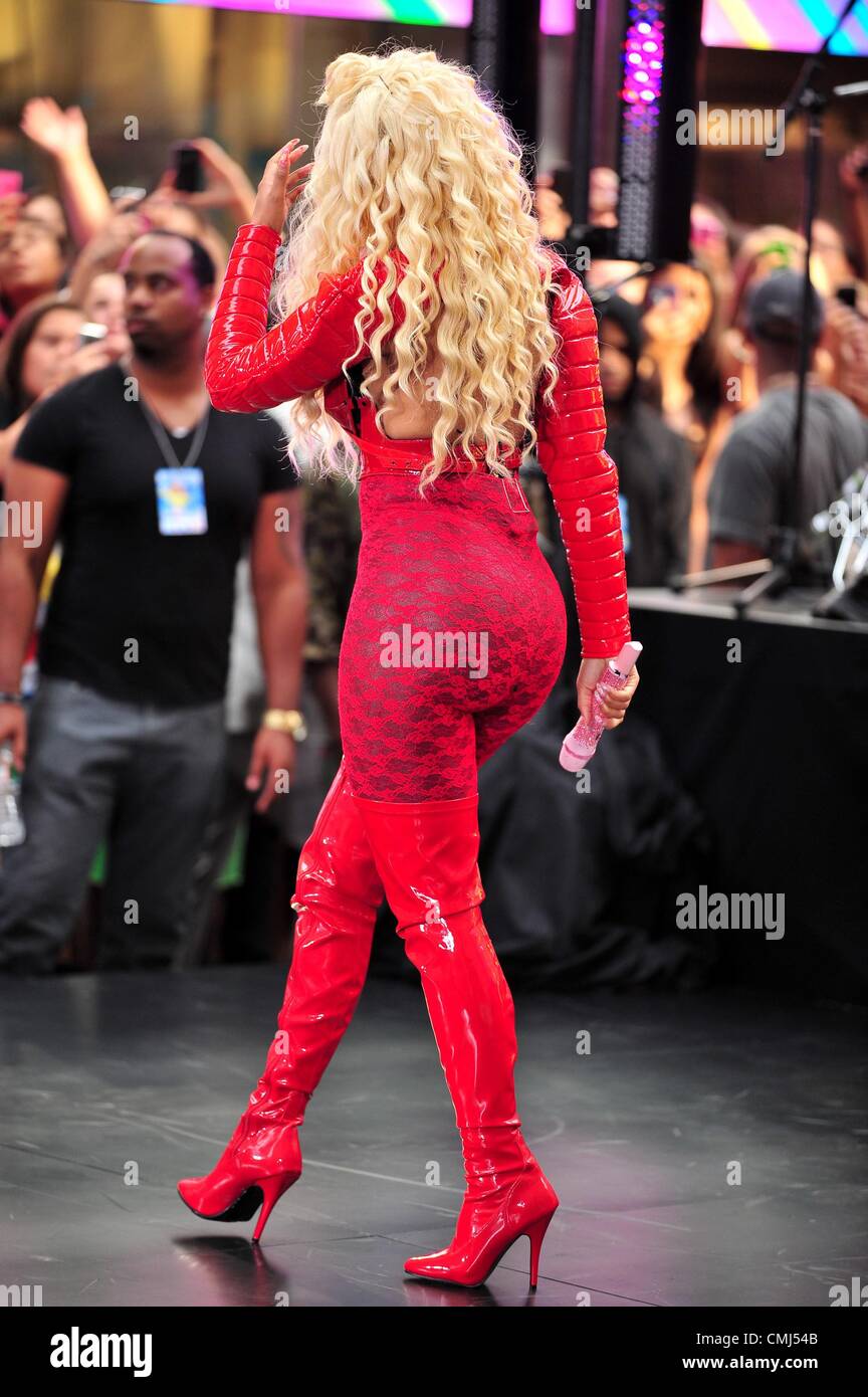 Nicki Minaj on stage for NBC Today Show Concert with Nicki Minaj ...
