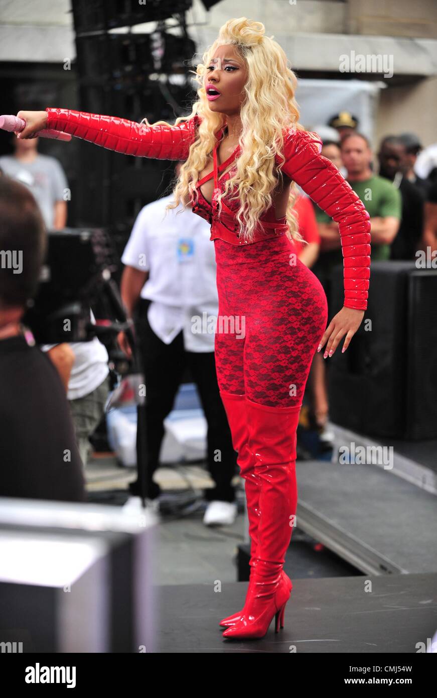 Nicki Minaj on stage for NBC Today Show Concert with Nicki Minaj ...