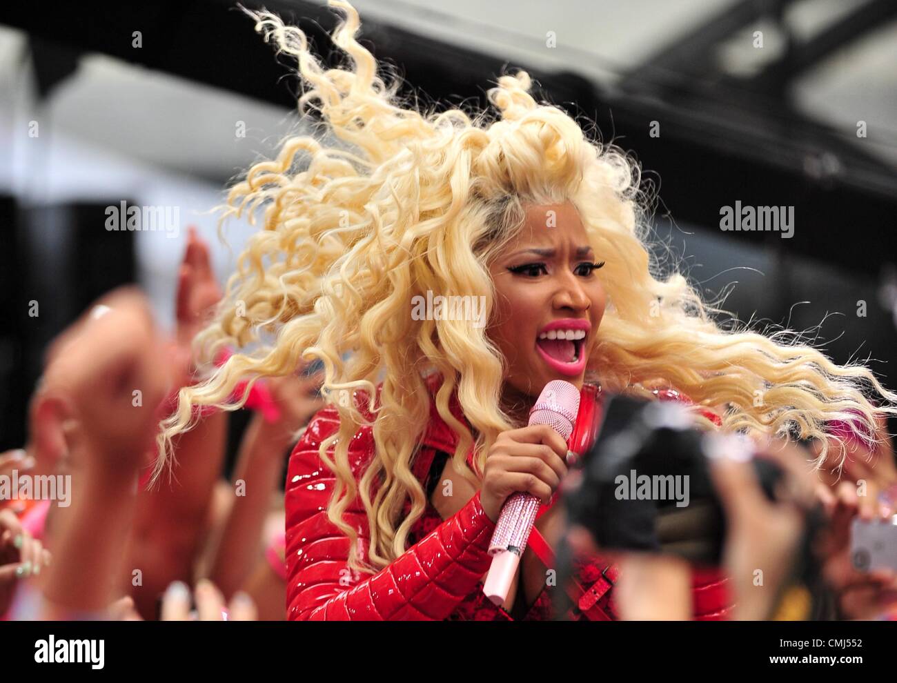 Nicki Minaj on stage for NBC Today Show Concert with Nicki Minaj ...