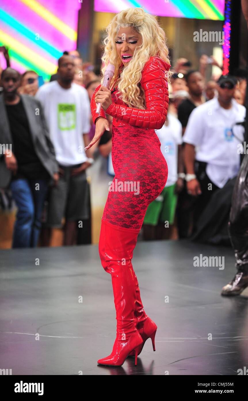 Nicki Minaj on stage for NBC Today Show Concert with Nicki Minaj ...