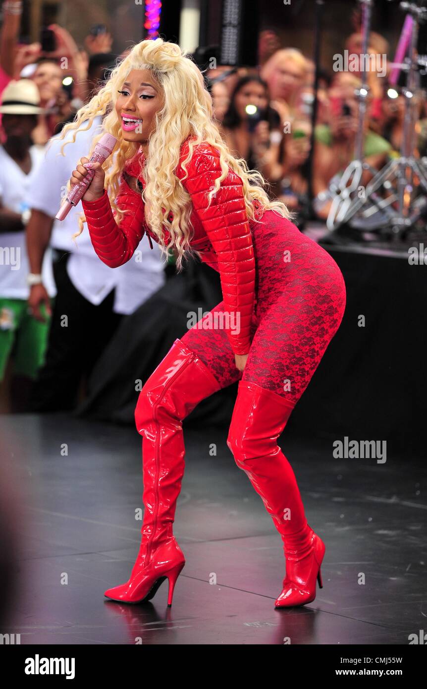 Nicki Minaj on stage for NBC Today Show Concert with Nicki Minaj ...