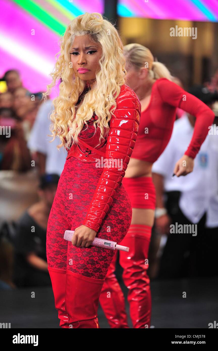 Nicki Minaj on stage for NBC Today Show Concert with Nicki Minaj ...