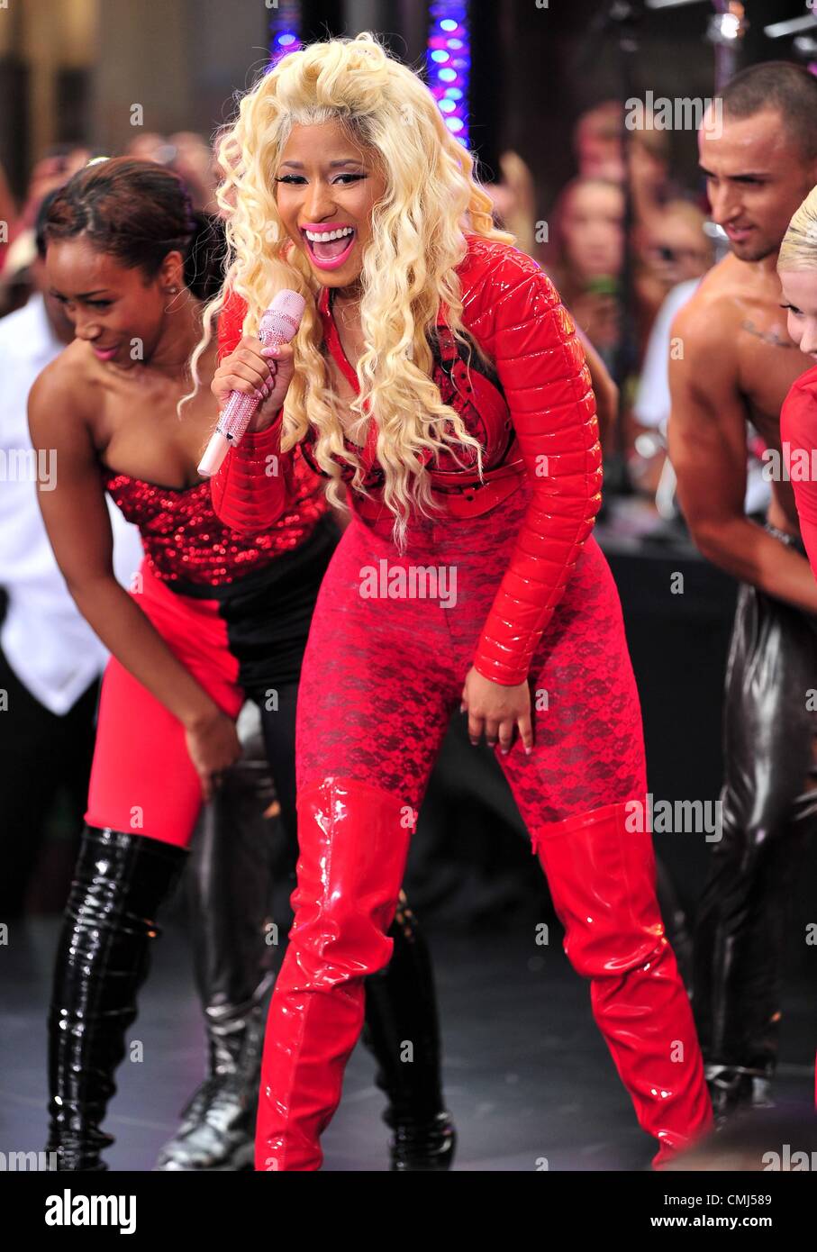 Nicki Minaj on stage for NBC Today Show Concert with Nicki Minaj ...