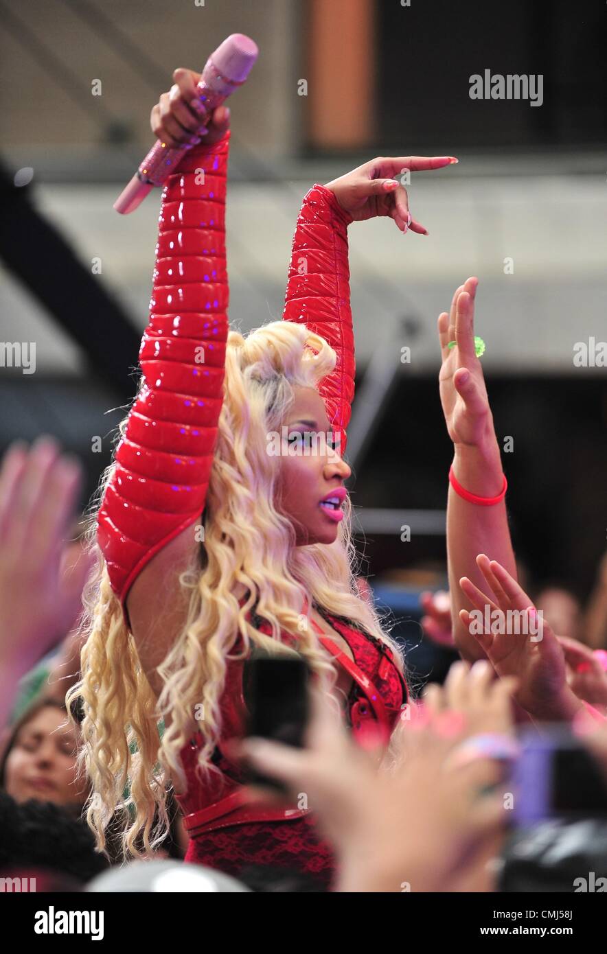 Nicki Minaj on stage for NBC Today Show Concert with Nicki Minaj ...
