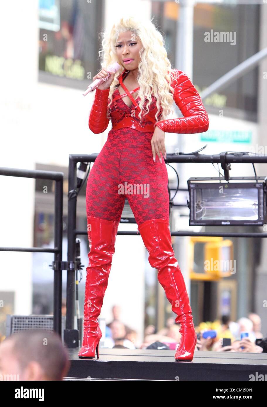 Nicky Minaj on stage for NBC Today Show Concert with Nicki Minaj ...