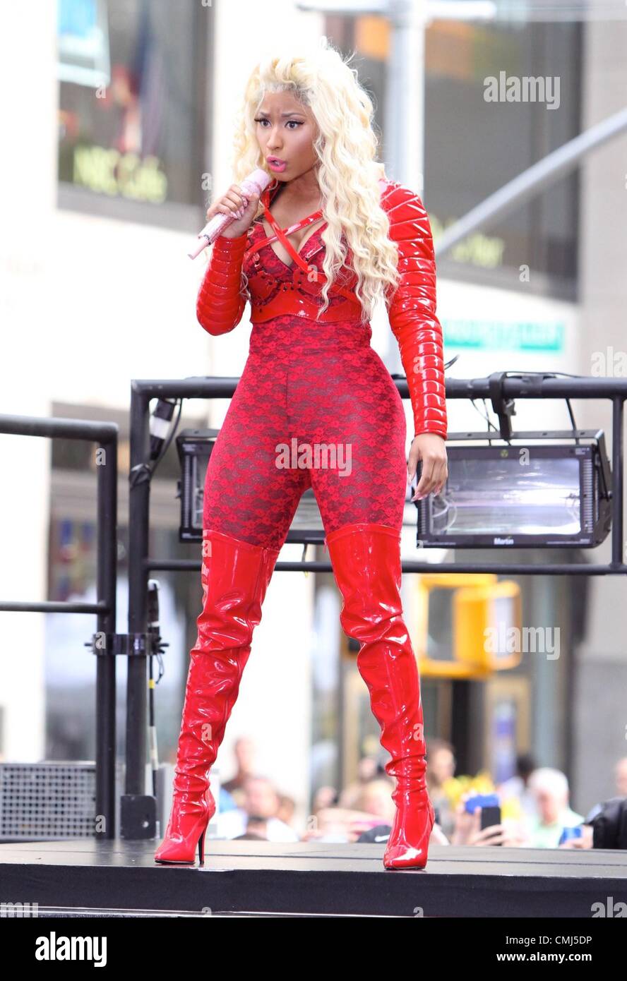 Nicky Minaj on stage for NBC Today Show Concert with Nicki Minaj ...