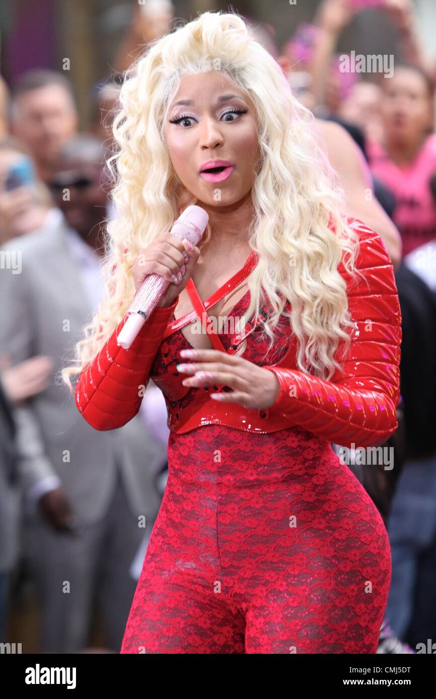 Nicky Minaj on stage for NBC Today Show Concert with Nicki Minaj ...