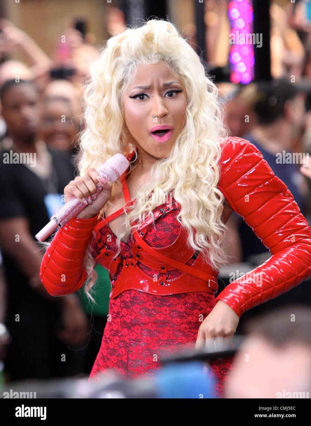 Nicky Minaj on stage for NBC Today Show Concert with Nicki Minaj ...
