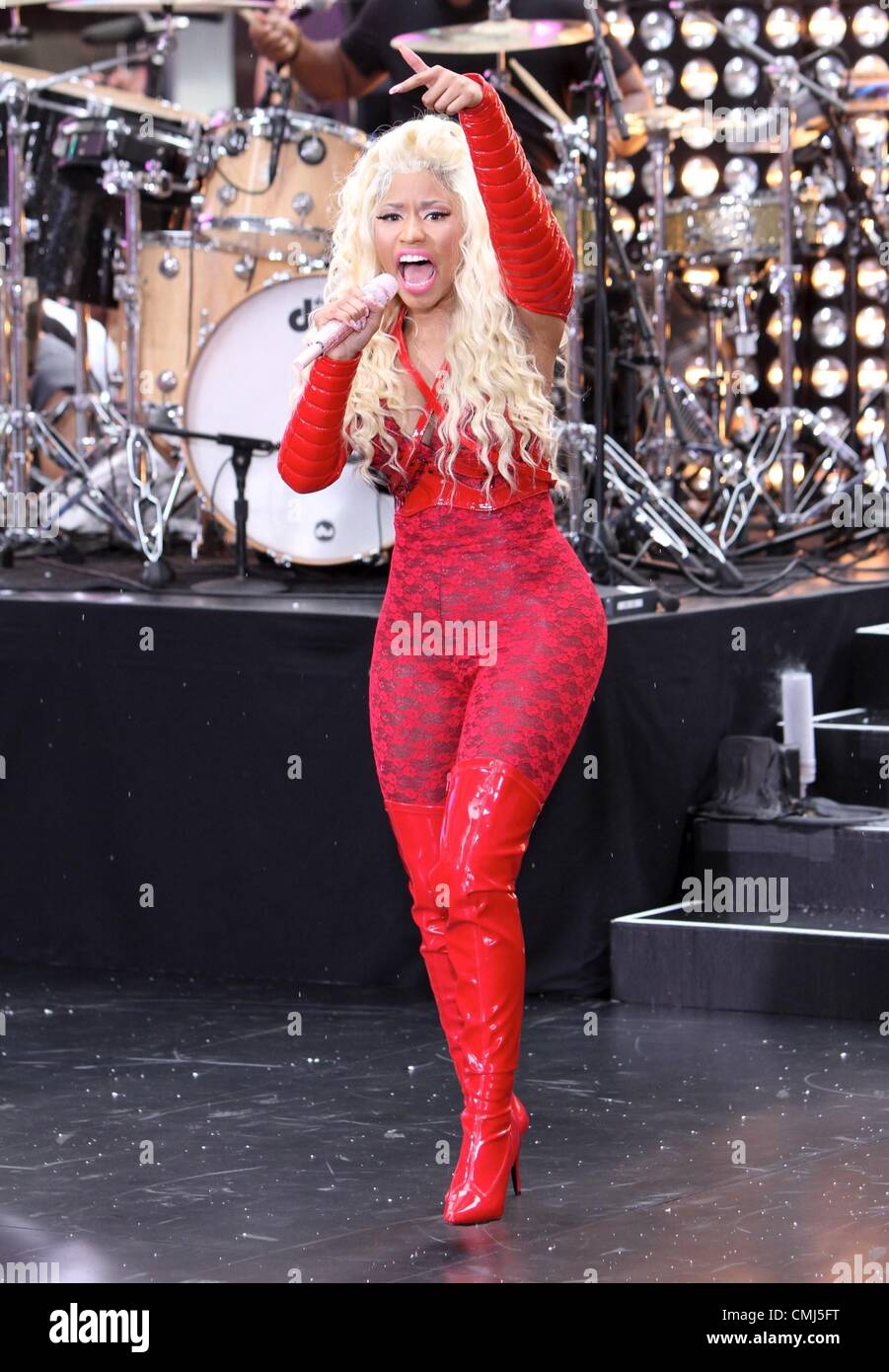 Nicky Minaj on stage for NBC Today Show Concert with Nicki Minaj ...