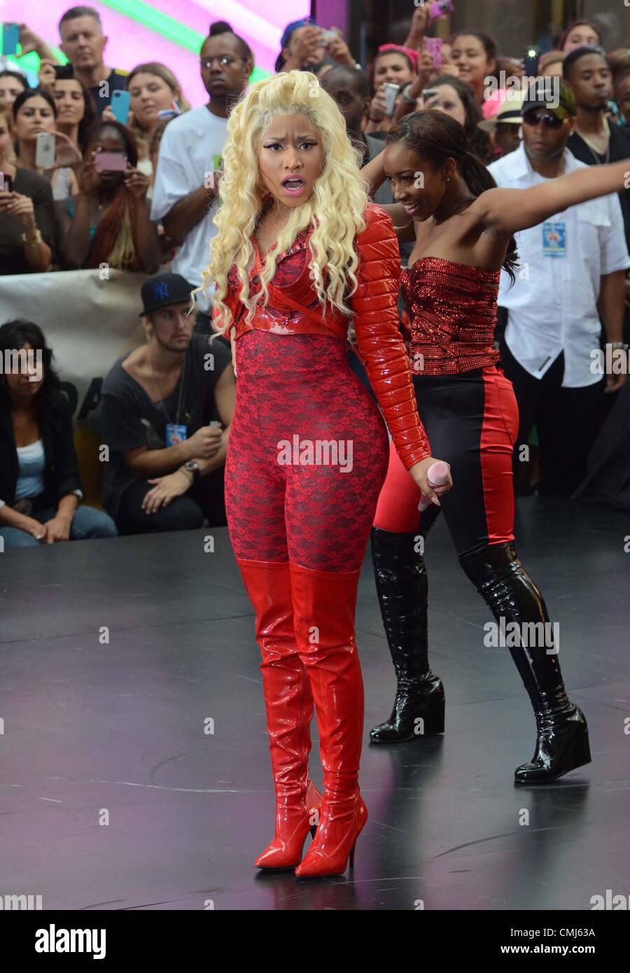 Nicki Minaj on stage for NBC Today Show Concert with Nicki Minaj ...