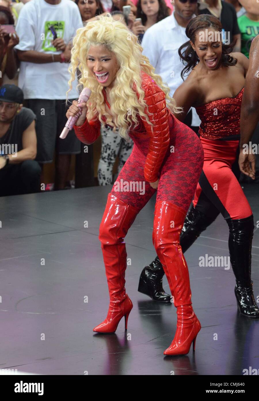 Nicki Minaj on stage for NBC Today Show Concert with Nicki Minaj ...
