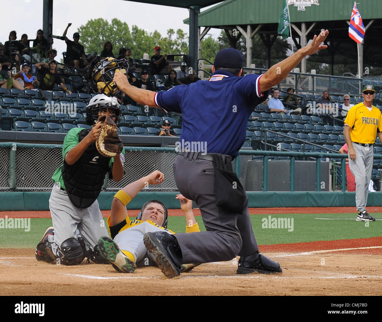 Aug. 14, 2012 - Aberdeen, Maryland, U.S. - Longview(WA)'s Brett Coons ...