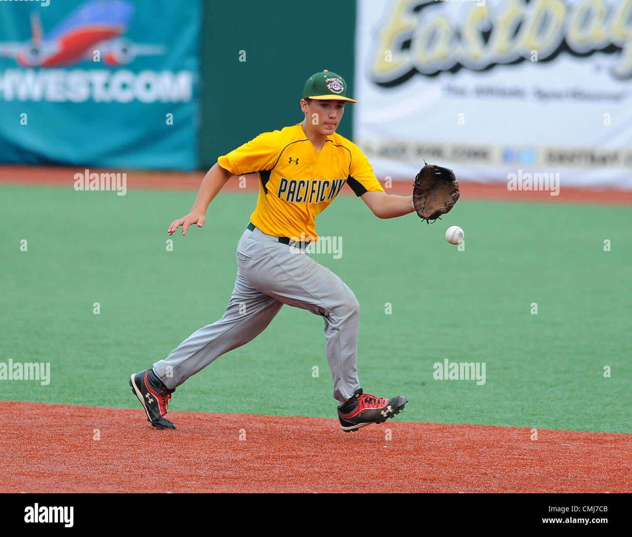 Aug. 14, 2012 - Aberdeen, Maryland, U.S. - Longview(WA)'s Jace Childers ...