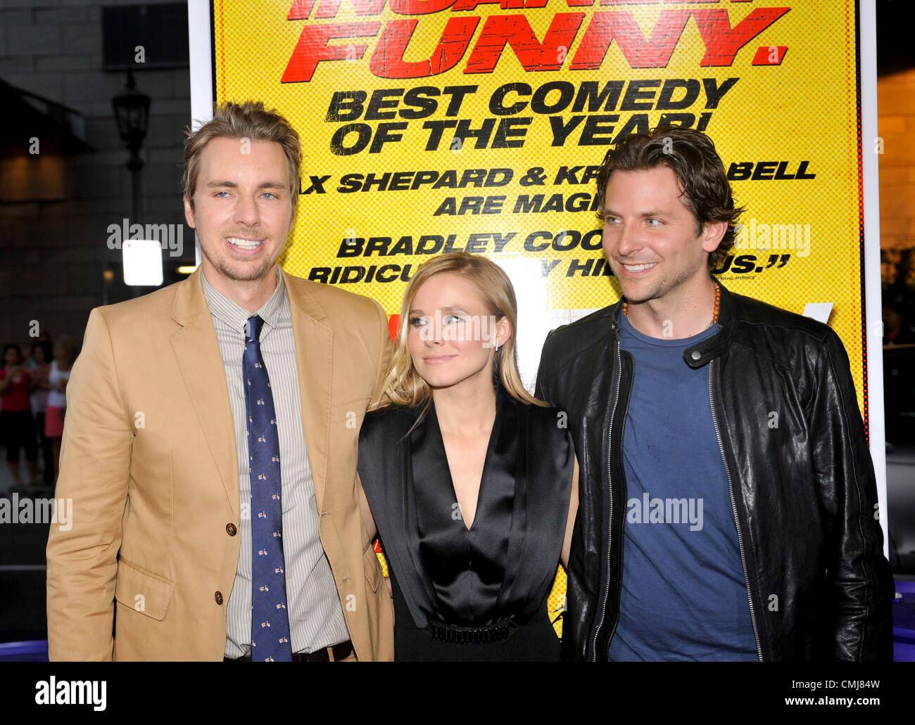 14th Aug 2012. Dax Shepard, Kristen Bell at arrivals for HIT AND RUN ...