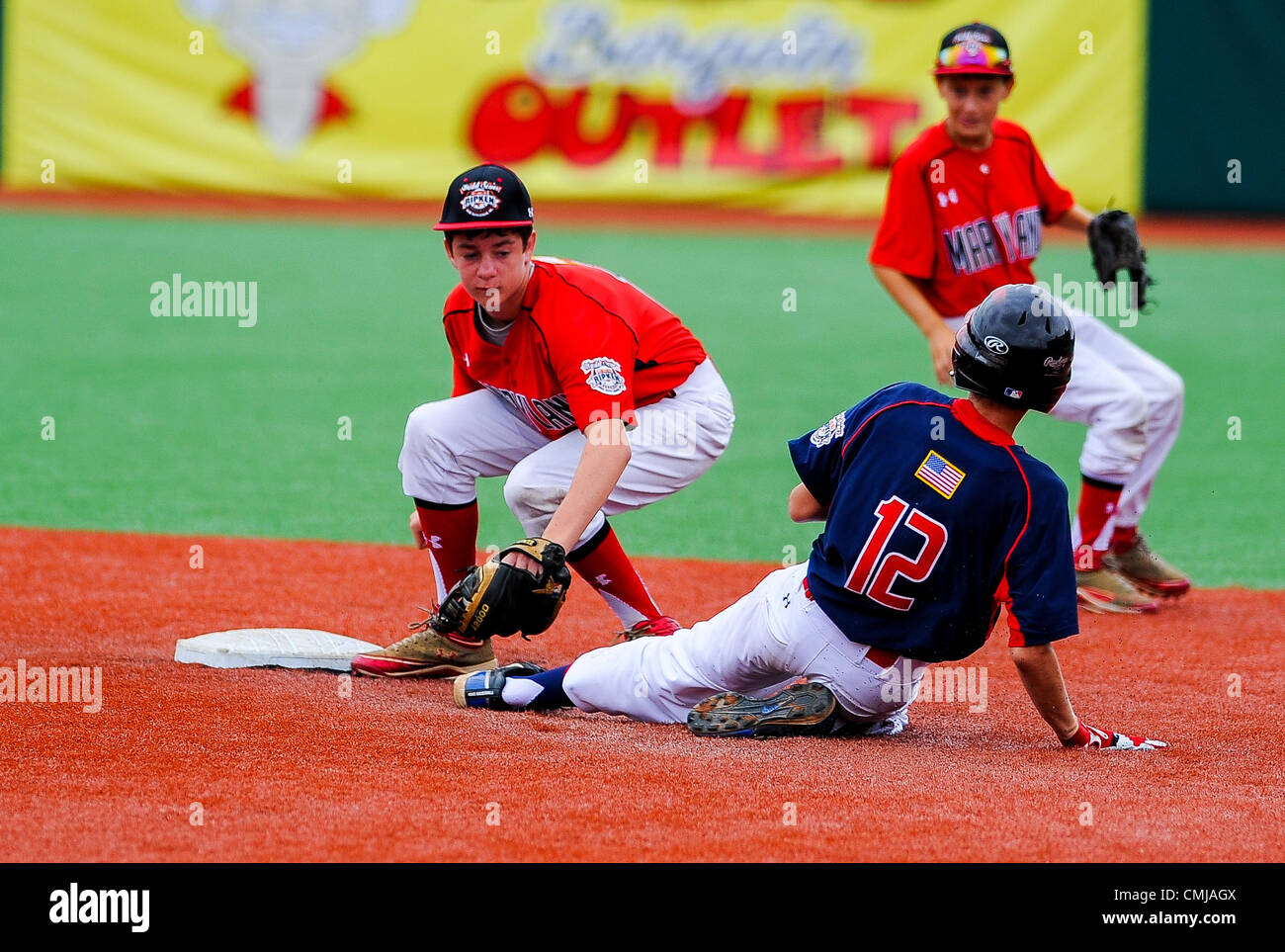 Aug. 15, 2012 - Aberdeen, Maryland, U.S. - Boyds(MD)'s John Paul Walsh ...