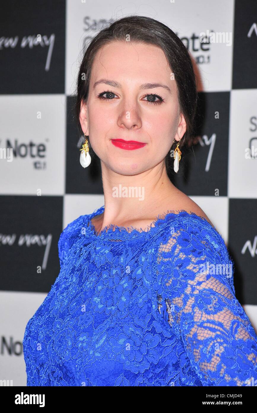 15th Aug 2012. Sarah Hughes at arrivals for Samsung 'Meet the New Way ...