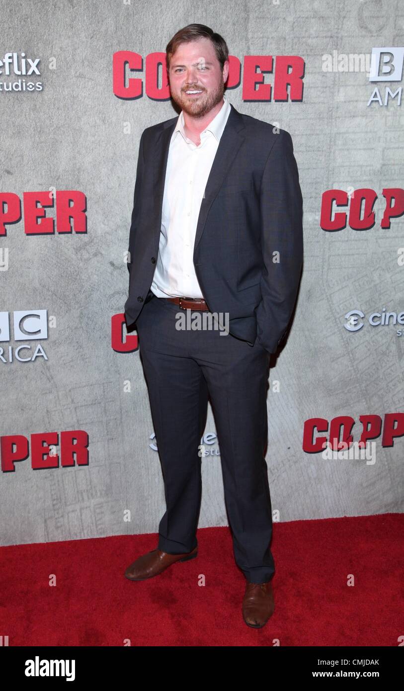 15th Aug 2012. Dylan Taylor at arrivals for BBC America's COPPER Season ...