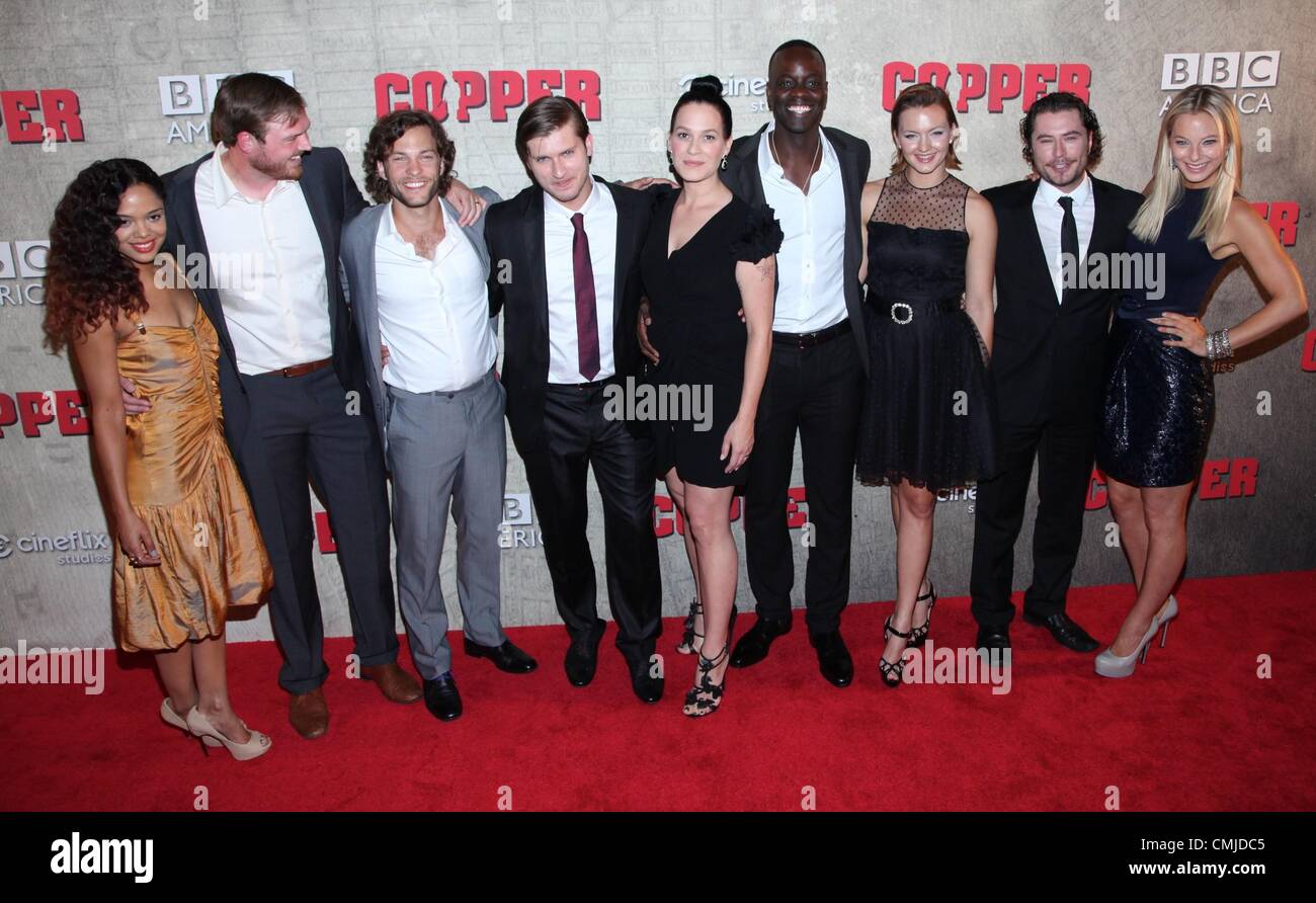 15th Aug 2012. Tessa Thompson, Dylan Taylor, Kyle Schmid, Tom Weston ...