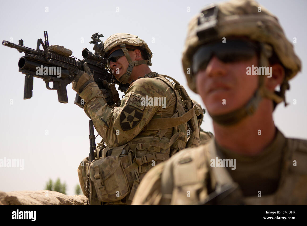 August 12, 2012 - Zharay District, Kandahar Province, Afghanistan - SGT ...