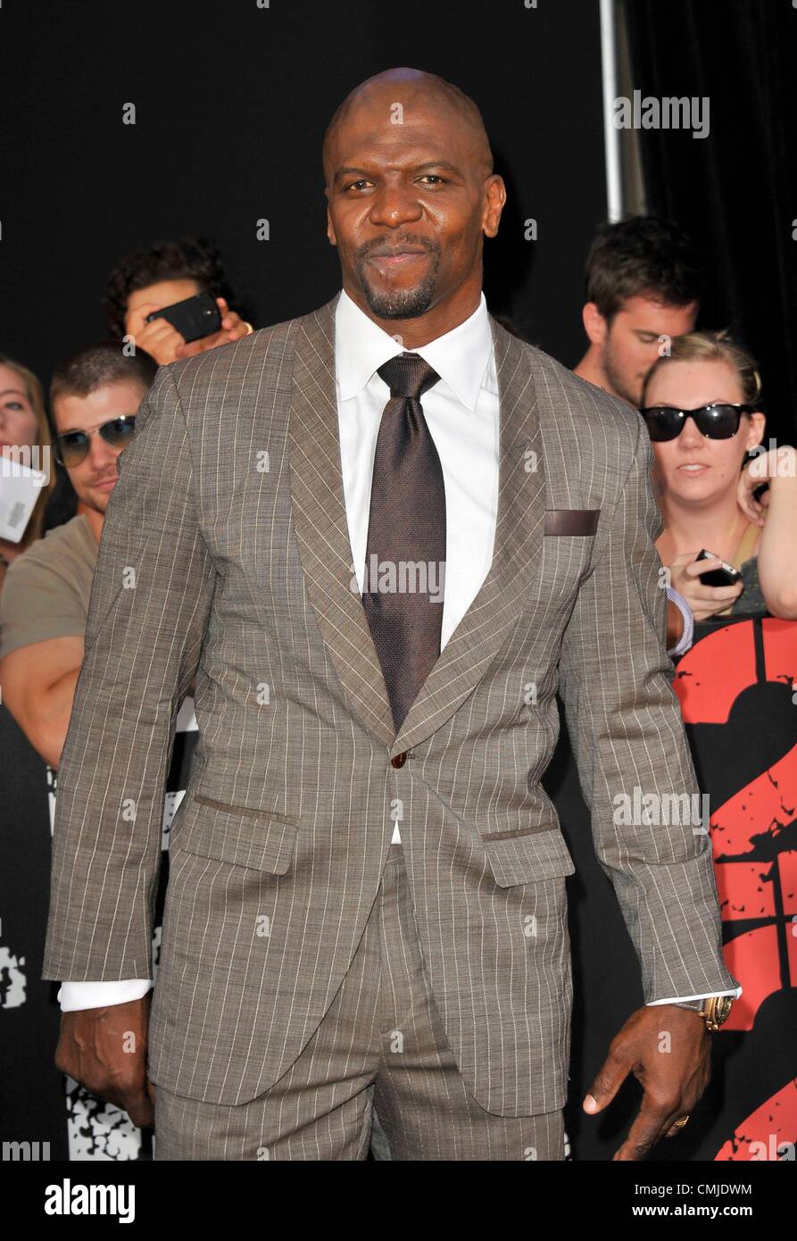 15th Aug 2012. Terry Crews at arrivals for THE EXPENDABLES 2 Premiere ...