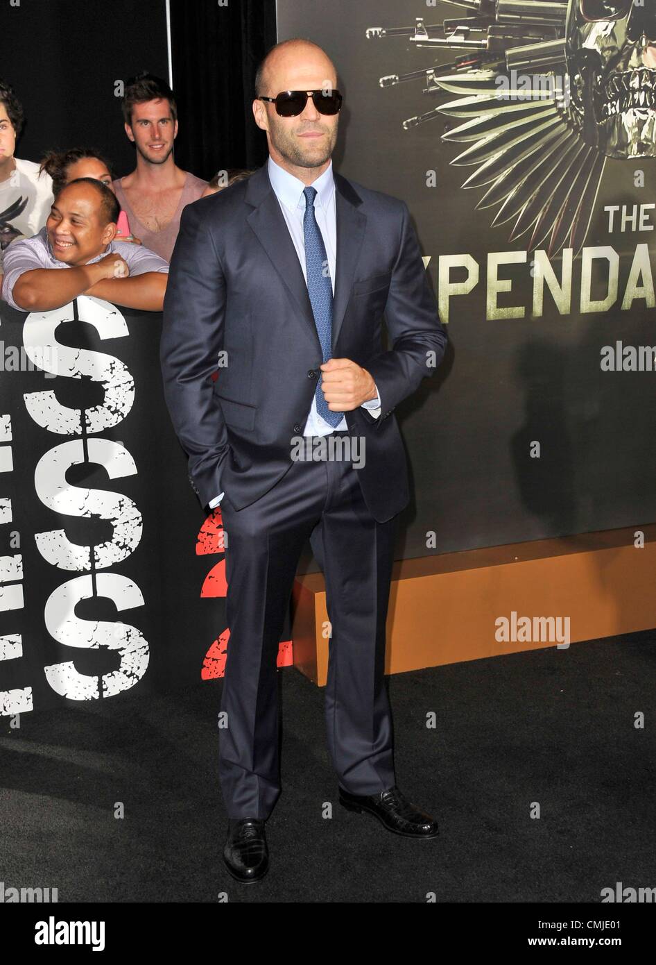 15th Aug 2012. Jason Statham at arrivals for THE EXPENDABLES 2 Premiere ...