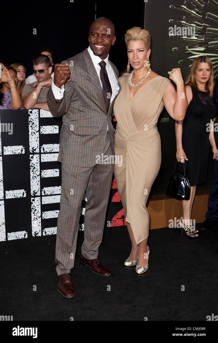 Terry Crews Rebecca King Crews At Arrivals For The Expendables 2