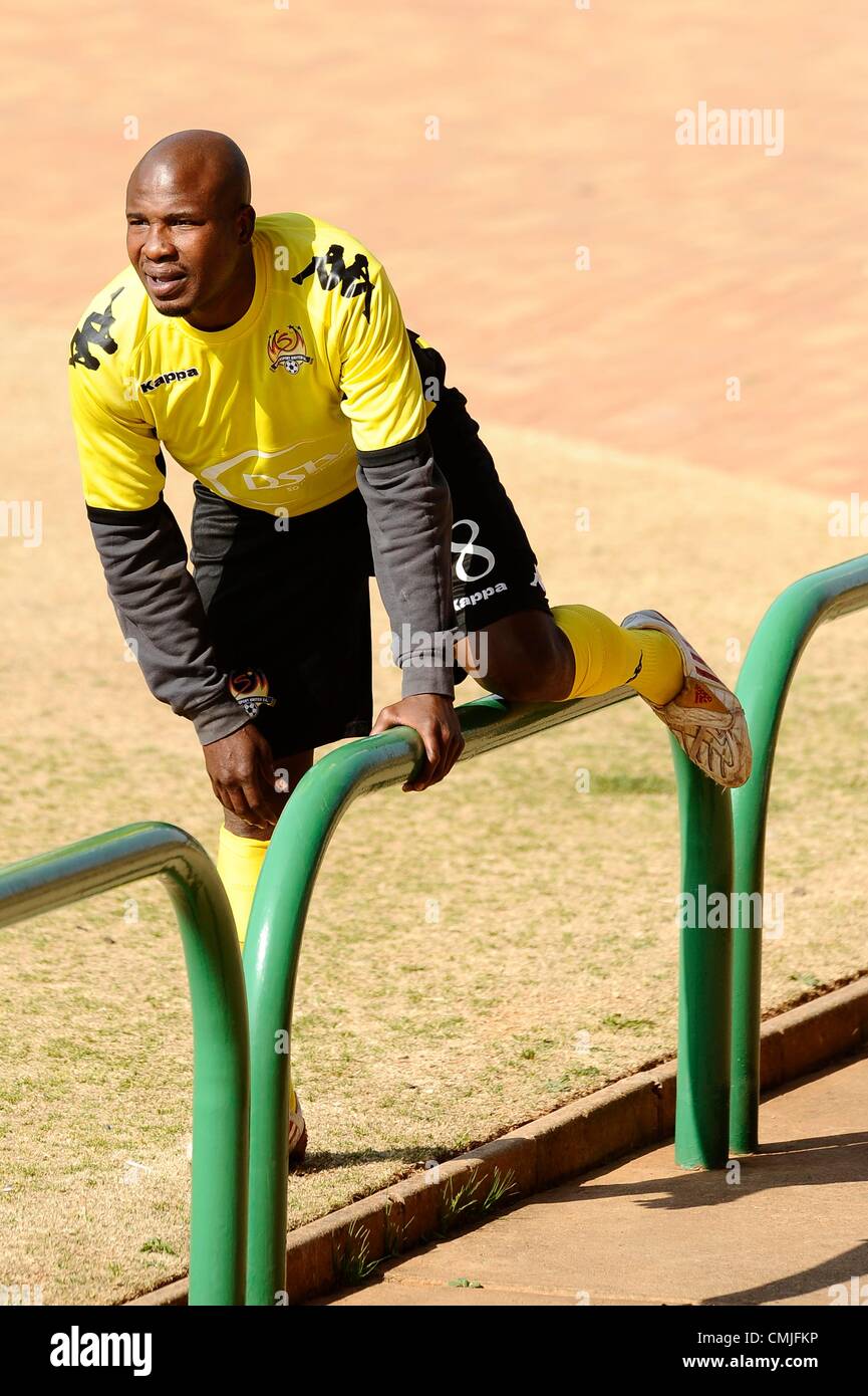 PRETORIA, SOUTH AFRICA - AUGUST 16, Innocent Mdledle during the ...