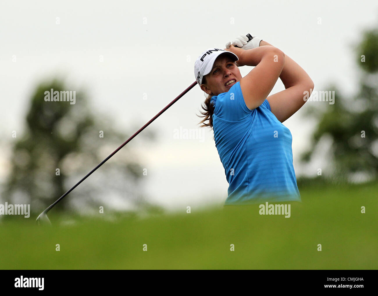 16.08.2012. Buckinghamshire, England. Australian Nikki Garrett in ...