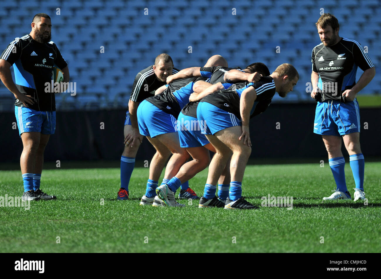 All Blacks Training Session High Resolution Stock Photography and ...