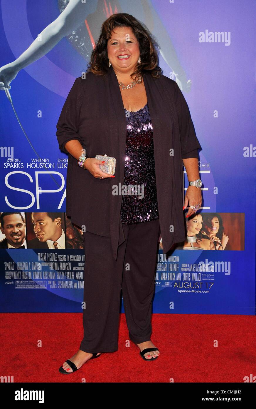 16th Aug 2012. Abbie Lee Miller at arrivals for SPARKLE Premiere ...