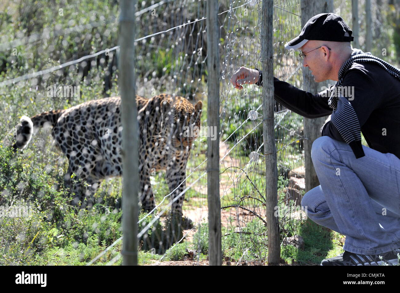 16th Aug 2012. EASTERN CAPE, SOUTH AFRICA: Alberto Lena and Kuma the ...