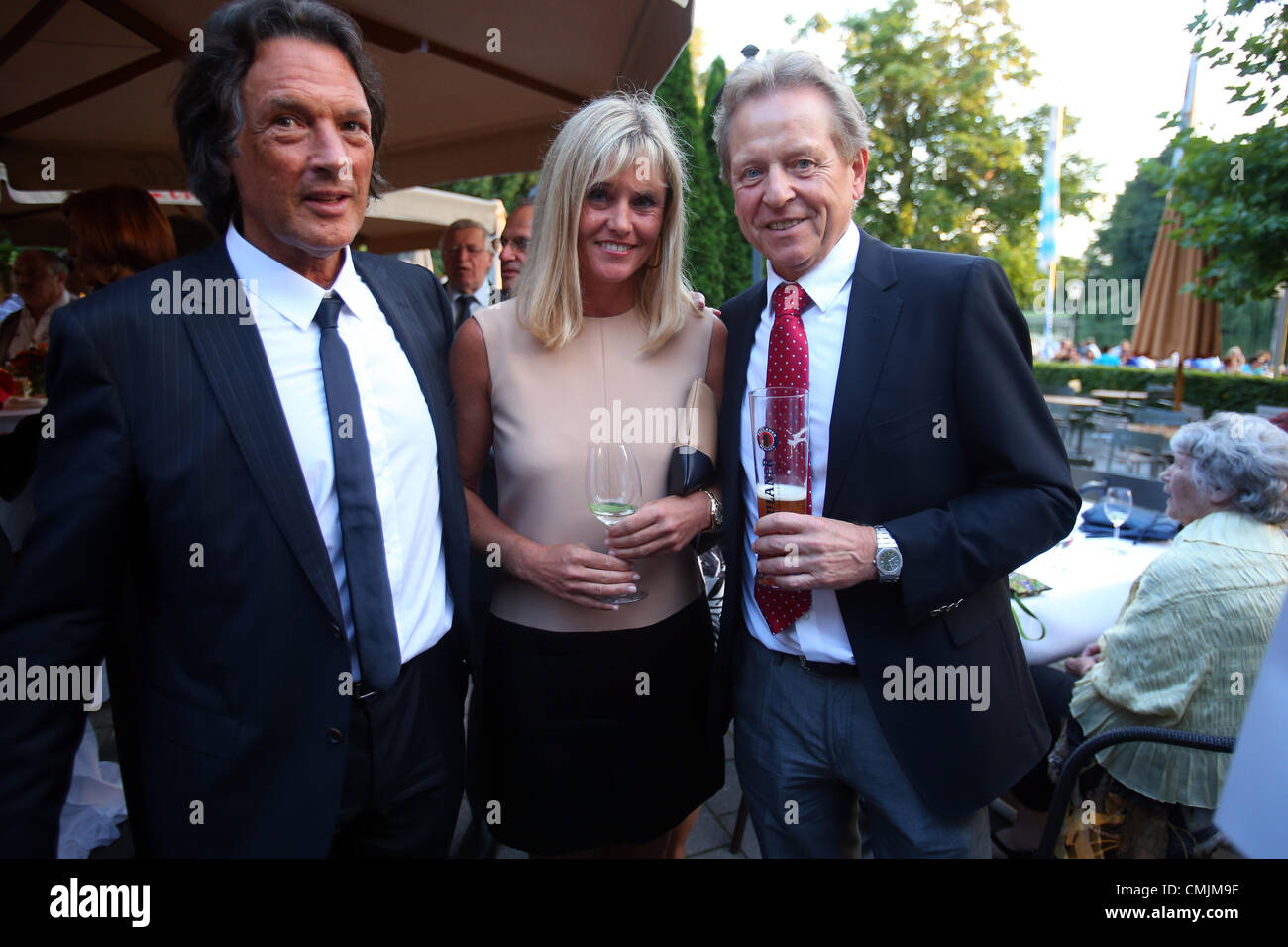 MUNICH, GERMANY - AUGUST 16: Hans-Wilhelm Mueller Wohlfahrt welcomes ...