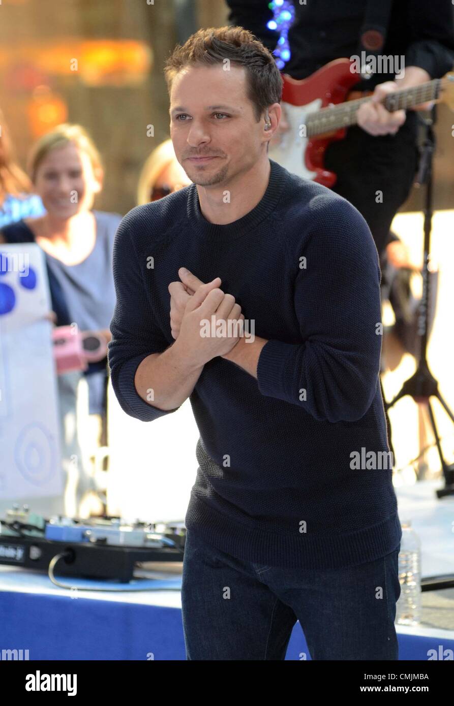 17th Aug 2012. Drew Lachey on stage for NBC Today Show Concert with 98 ...