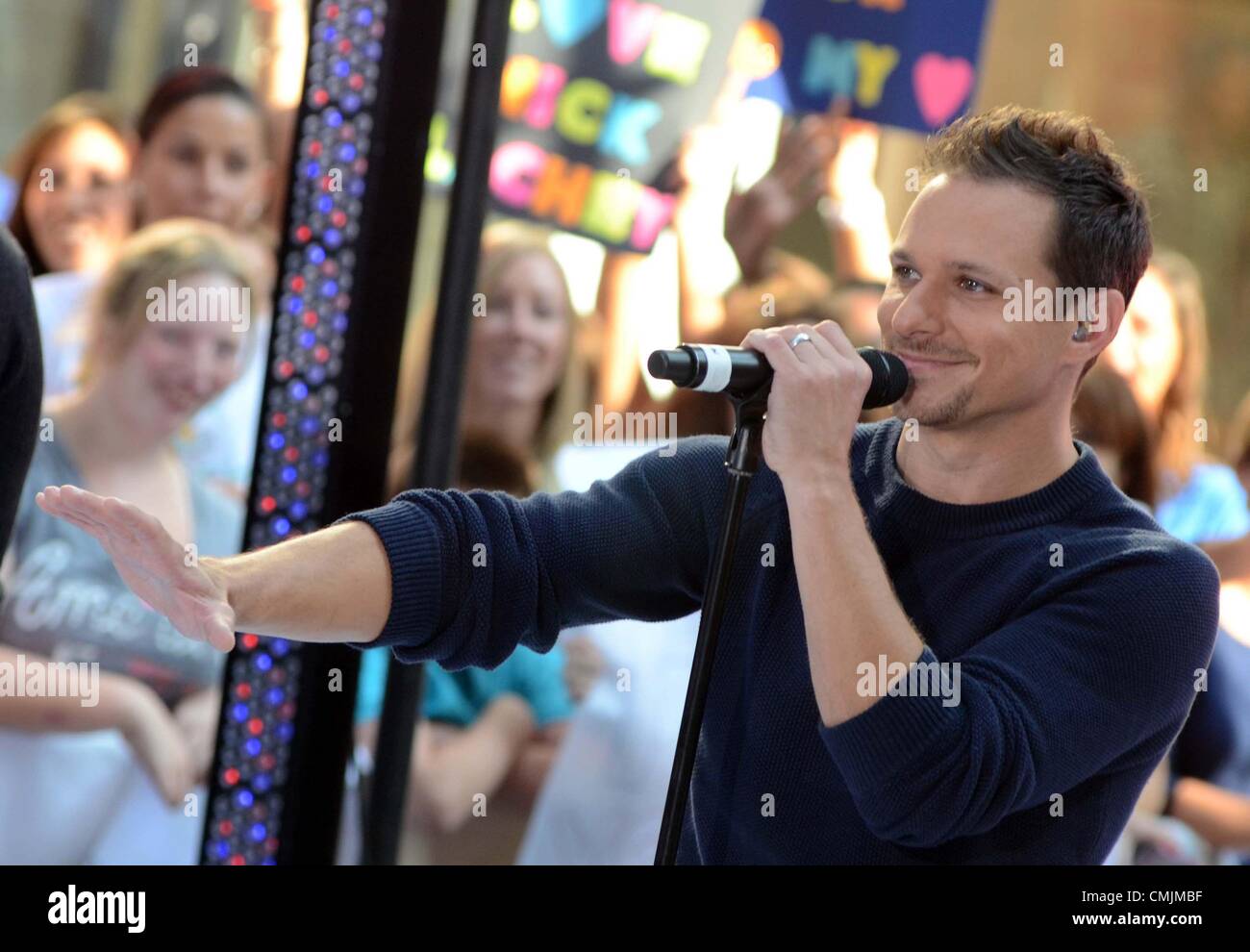 17th Aug 2012. Drew Lachey on stage for NBC Today Show Concert with 98 ...