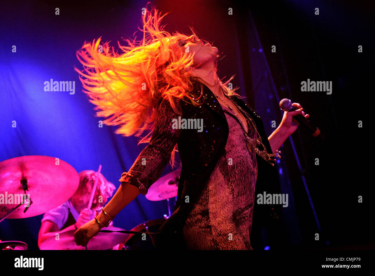 Aug. 17, 2012 - Toronto, Ontario, Canada - GRACE POTTER, lead singer ...