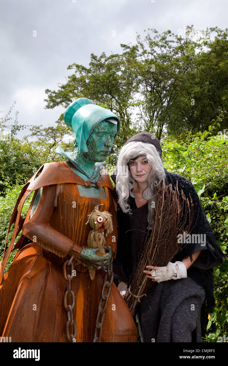 Lancashire, UK. Saturday, August 18th 2012.Luci Teal at the Big Witch ...