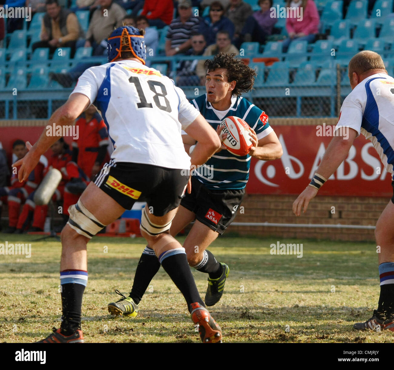 KIMBERLEY, SOUTH AFRICA - AUGUST 18, Marnus Hugo of GWK Griquas during ...
