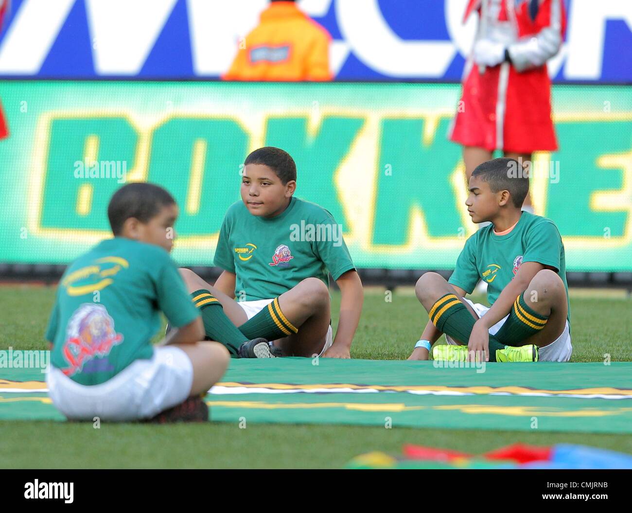 CAPE TOWN, SOUTH AFRICA - AUGUST 18, Spur kids during The Castle Rugby ...