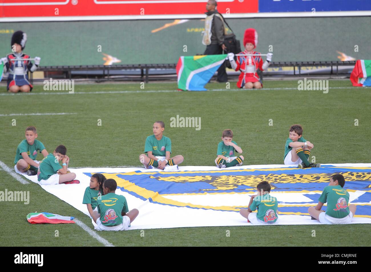 CAPE TOWN, SOUTH AFRICA - AUGUST 18, Spur kids during The Castle Rugby ...