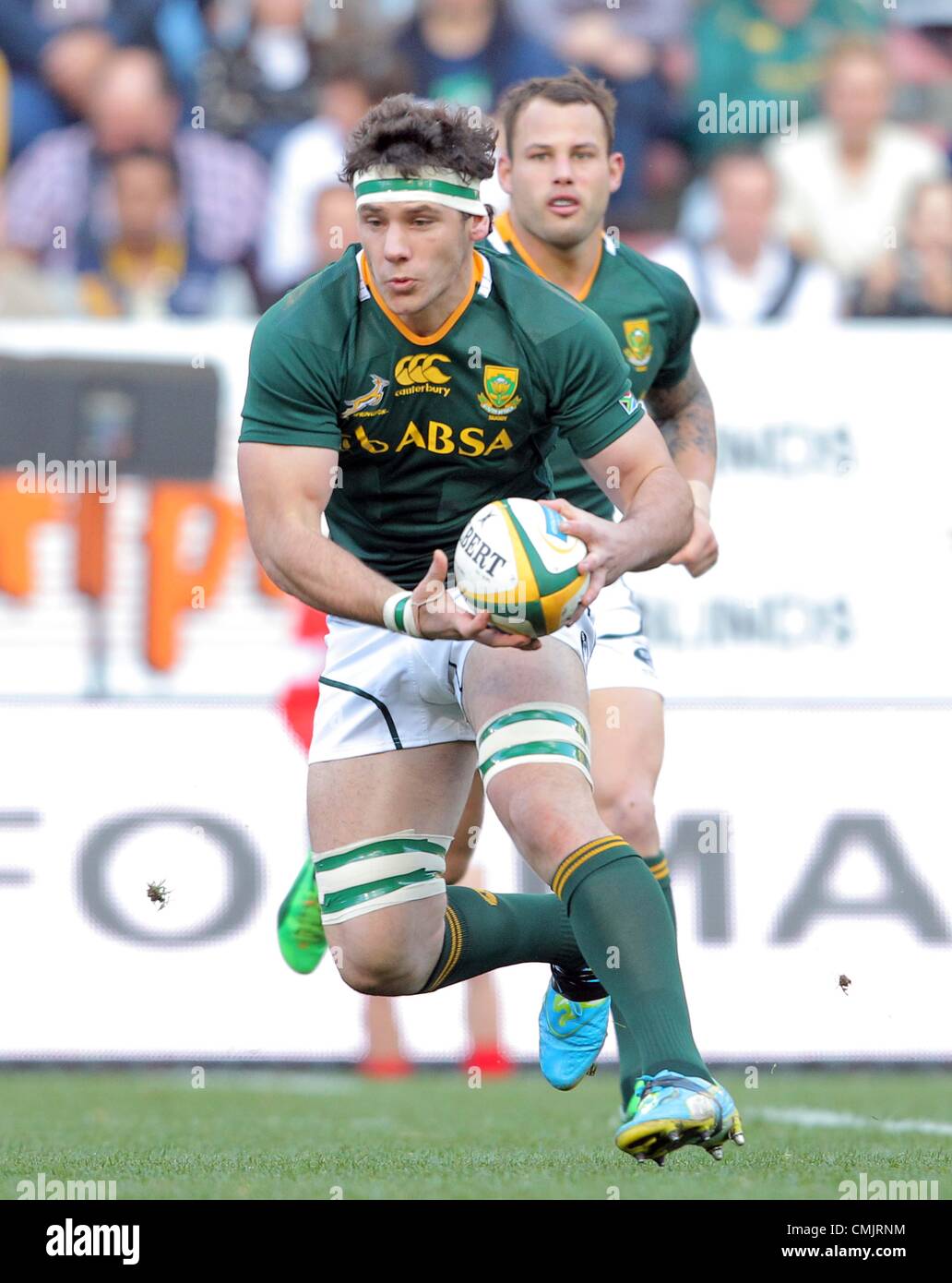 CAPE TOWN, SOUTH AFRICA - AUGUST 18, Springbok flankforward Marcell ...