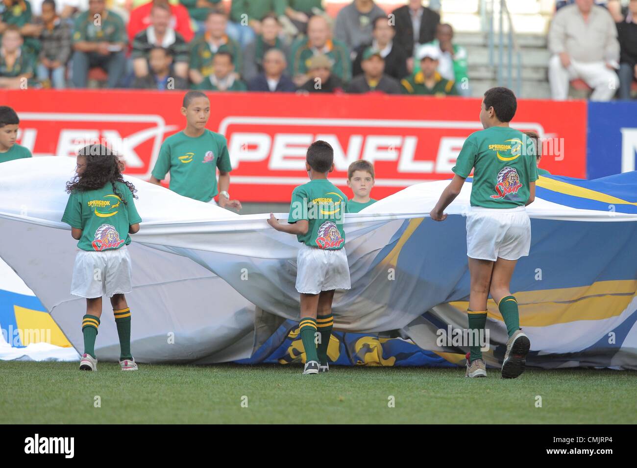 CAPE TOWN, SOUTH AFRICA - AUGUST 18, Spur kids during The Castle Rugby ...