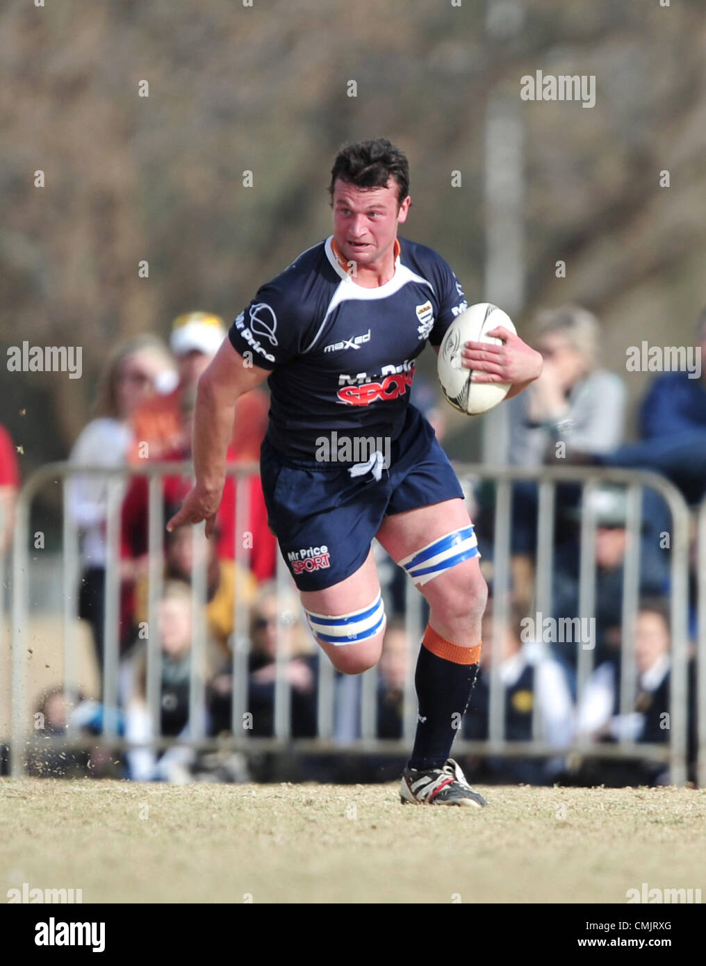 BLOEMFONTEIN, SOUTH AFRICA - AUGUST 18, E Schmidt of Grey College ...